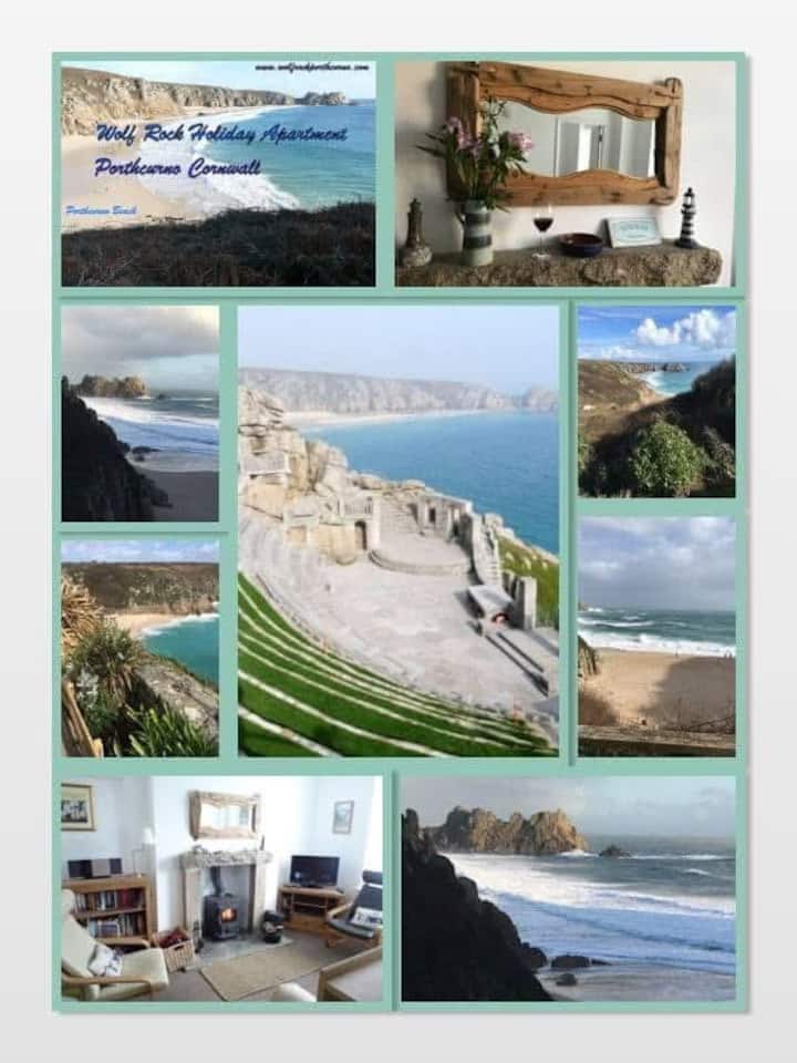 Wolf Rock Holiday Apartment Porthcurno Cornwall - Porthcurno