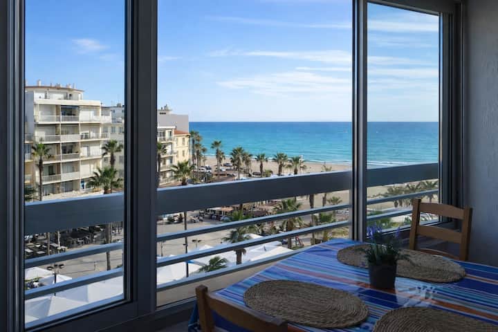 T2 Vue Mer + Terrasse Sud | Plage 50m Canet-plage - Canet-en-Roussillon
