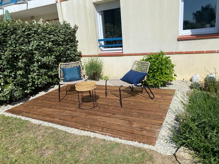 Rez De Jardin Avec Vue Sur Le Golf - Pornic