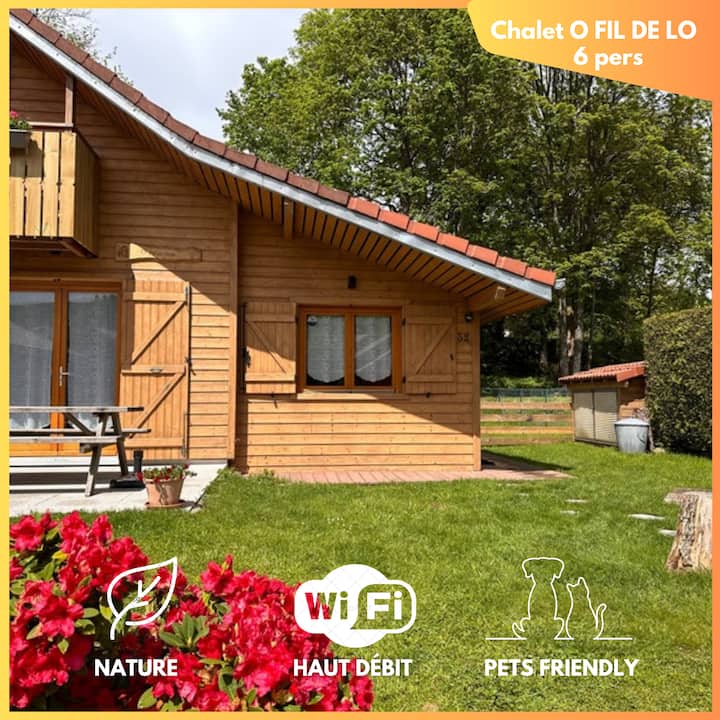 Chalet O Fil De Lo - 6 Pers - Bbq/parking/wifi - 5min From Gerardmer - Xonrupt-Longemer
