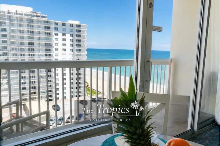 The Tropics | Spacious 1br | 12th Floor Views - Daytona Beach, FL