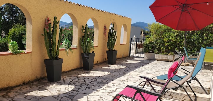 3p -Terrasse Sud 100 M², Clim – Parking Privé - Mandelieu-la-Napoule