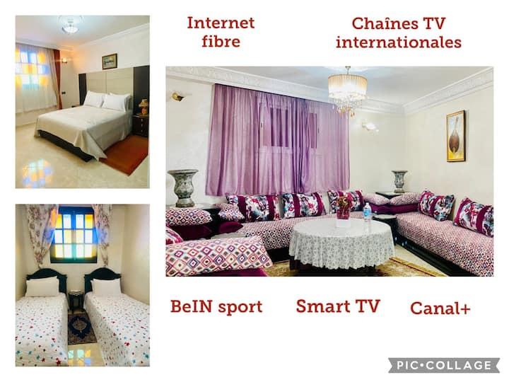 Charment Appartement-fibre-chaînes Internationals - Agadir
