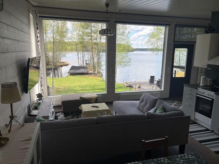 Leporanta, Upea Lomamökki Kuorasjärven Rannalla - Finland