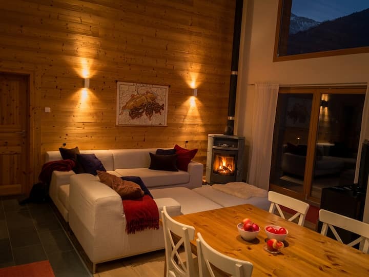 Spacious 3 Rm Apt, Near Verbier Lift, Big Terrace - 베흐비에