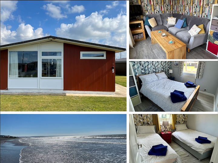 Modern Funky Private Chalet On The Beach - Tywyn