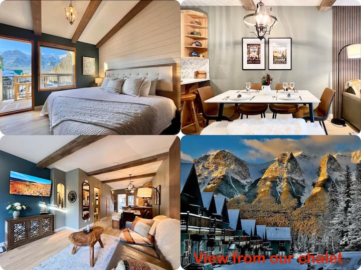 Luxury Mountainview Chalet/2br/kingbed/@banff Gate - Alberta