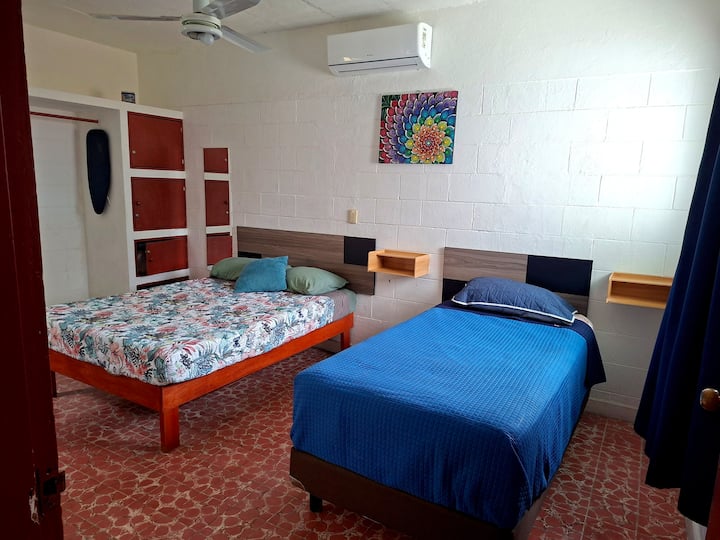 Amplio Depa A/a, Mins Playas Y Zona De Hospitales - Acapulco