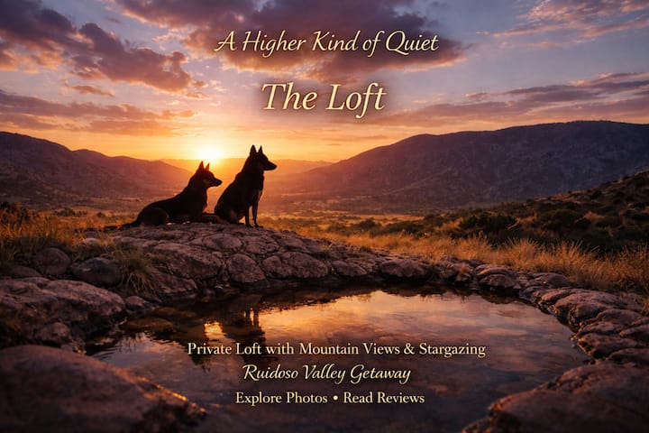 Loft Above It All, Big Skies, Quiet, Deck Views - Ruidoso, NM