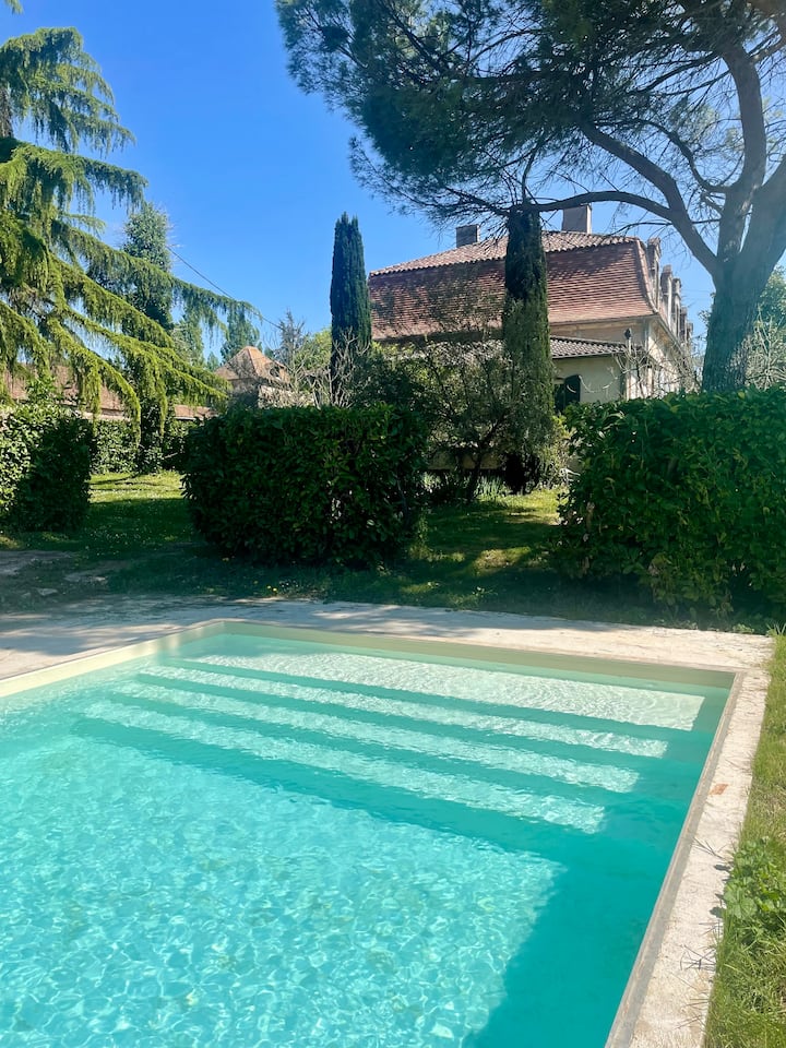 ÉLégante Maison De Famille Xviie, Piscine & Nature - Villeneuve-sur-Lot
