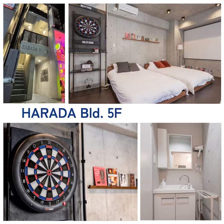 5f | Group Stay | Darts, Big Screen & Karaoke - Shinjuku