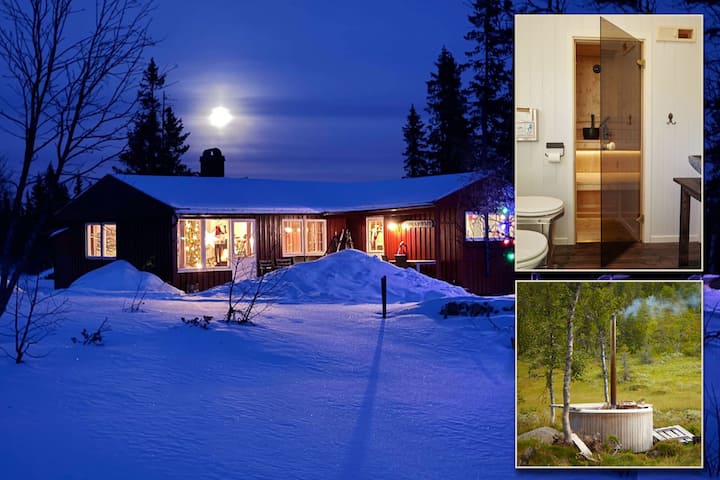 Koselig Hytte Med Stamp, Badstue Og Turmuligheter - Norway