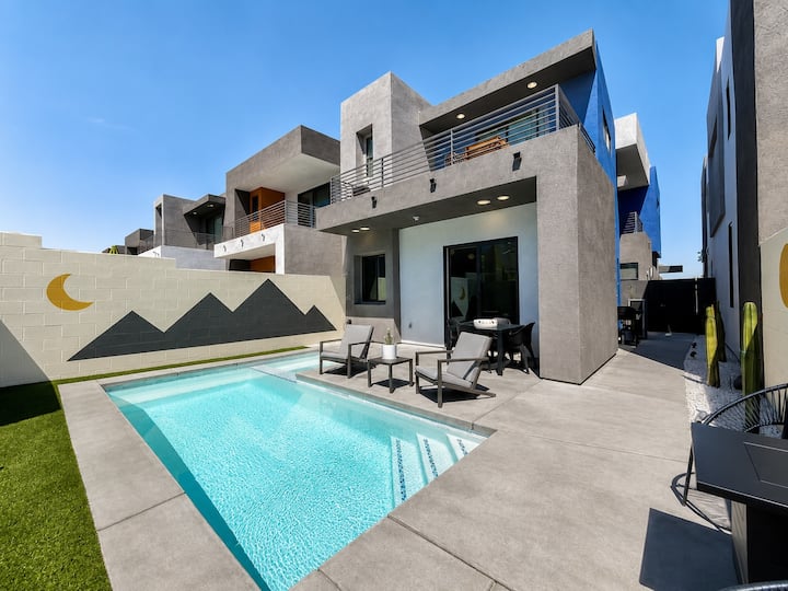 New Lux Gated Home - Views - 3 Min To Downtown - Palm Springs, CA