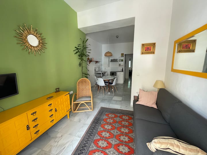Apartamento Con Dos Habitaciones En Casa Histórica - Séville