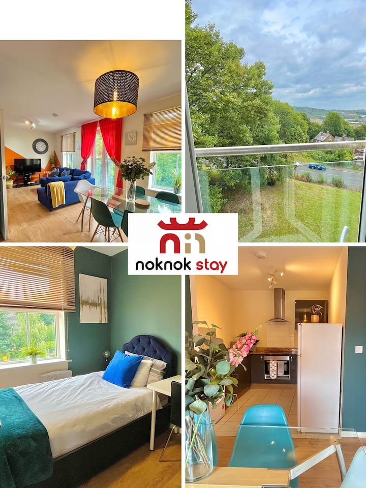 Fivehill 4bd Apt With 6 Beds 4 Showers Freeparking - Sheffield