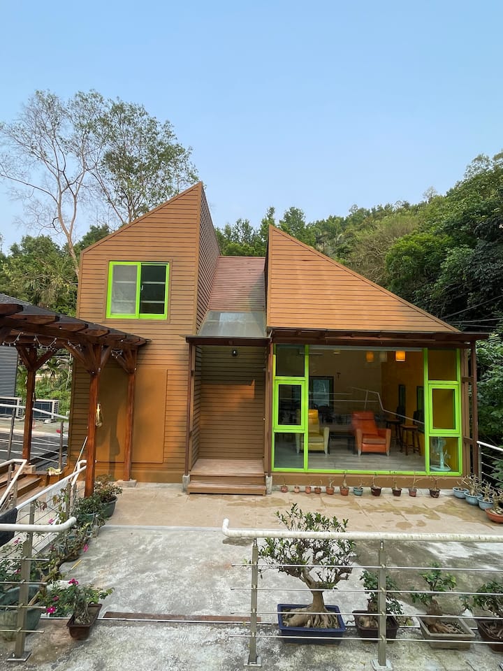 遠眺中央山脈鯉魚潭畔的山景房 - 壽豐鄉