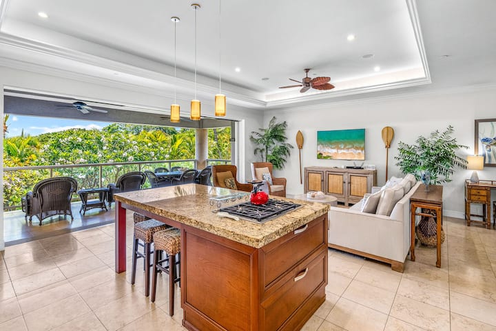 Luxurious Ho'olei 12-2, Lush View, Close To Pool, Sleeps 8 In Beds, Central Ac! - Maui