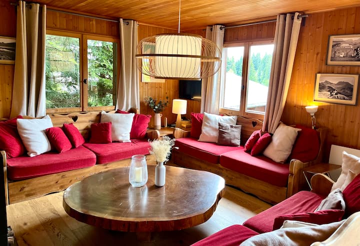 Grand Chalet Avec Jacuzzi Le Praz-de-lys - Praz de Lys Sommand