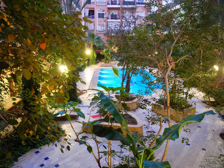 Grand Duplex De 140 M² Avec Terrasse Et Piscine - Marrakech