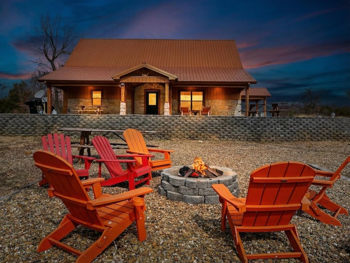 Luxury Cabin Near The Talimena Drive With Fishing - Talimena State Park, Talihina