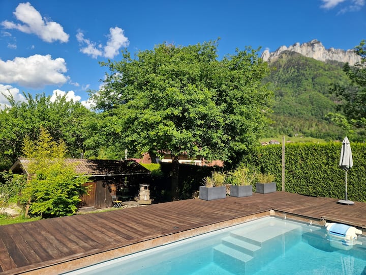 Chalet Cosy Entre Lac Et Montagnes - Menthon-Saint-Bernard