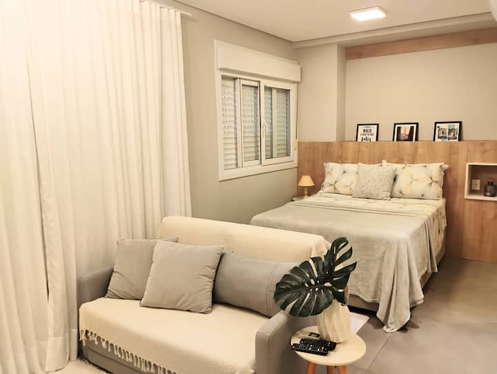 Estúdio Aconchegante; Sofisticado; Centro; Canoas - Canoas