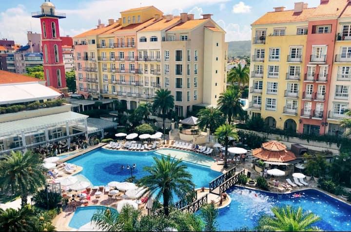 Apto Il Campanário,vista Piscina/mar, Sacada Grand - Florianópolis