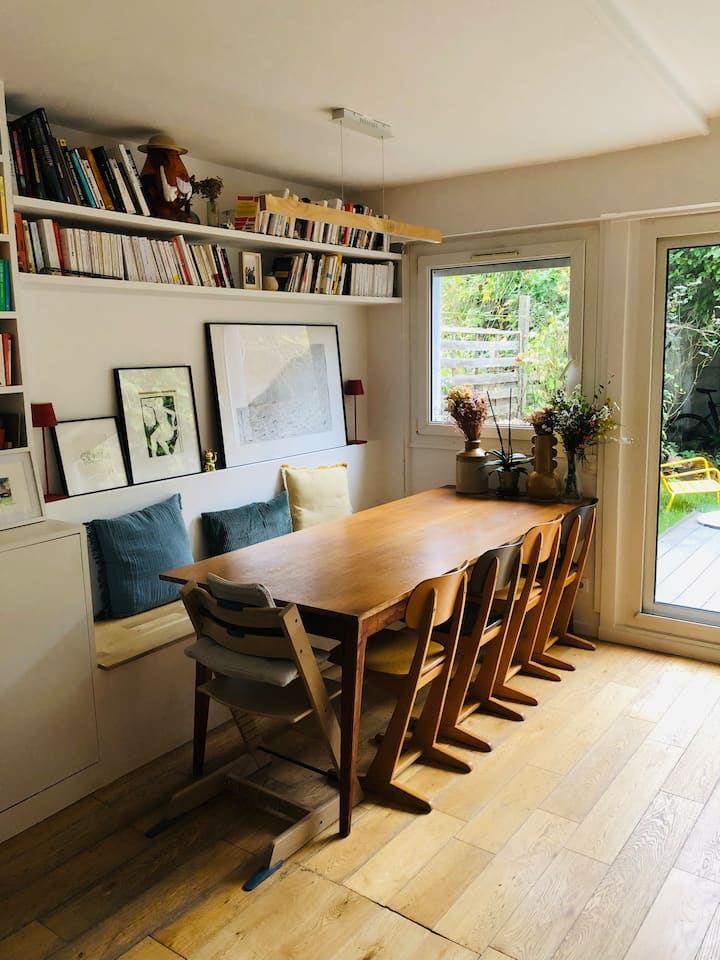 Appartement Calme Avec Jardin à Belleville - Parigi