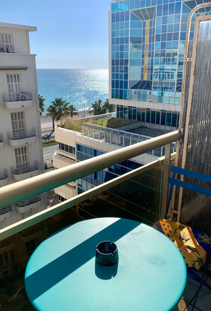 Deux Pièces Charme Niçois Deux Terrasses Vue Mer! - Nice