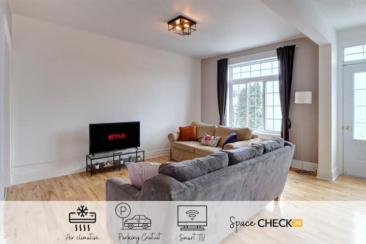 Paix & Beauté | Parking Gratuit | Ac | Bureau+wifi - Montreal