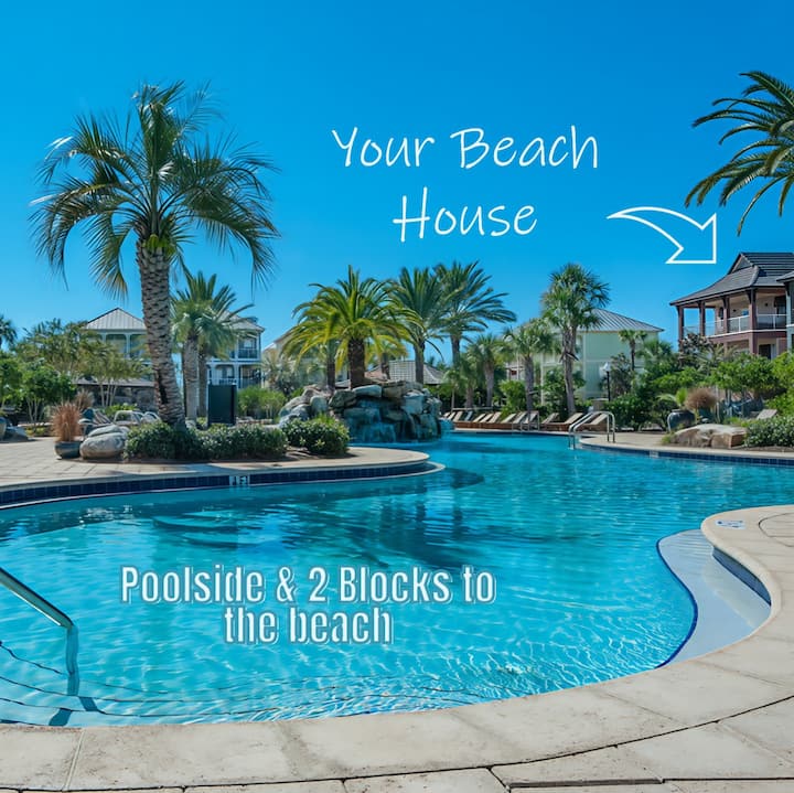 Destin Beach Getaway! 5br Lagoon Pool Bliss - Destin, FL