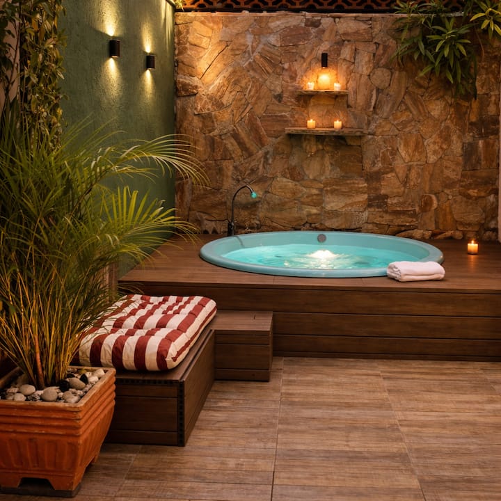 Jacuzzi Privativa - 4min Da Praia - A/c - Bertioga