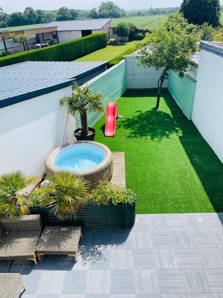 Maison Bord De Mer Jacuzzi - Hermanville-sur-Mer