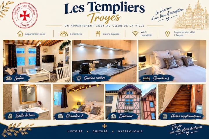 Charmant Duplex Centre Historique - Les Templiers - Troyes