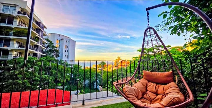 King Bed*ocean View*a/c*pool*near Old Town*parking - Puerto Vallarta