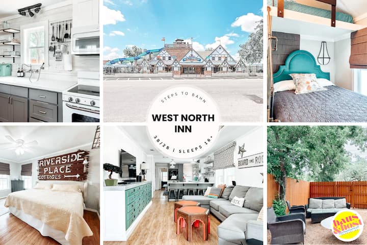 Steps To Bahn & River: Perfect For Large Groups! - New Braunfels, TX