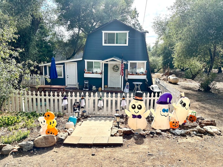 Cute & Cozy W/ Arcades, Outdoor Movies & Fire Pit - Sonora, CA