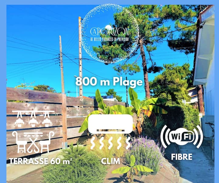 ❤️Jolie Maison Avec Terrasse Non Loin De La Plage - Mimizan