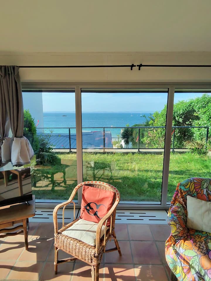 Villa Douarnenez 2 éToiles Très Belle Vue Mer . - Douarnenez