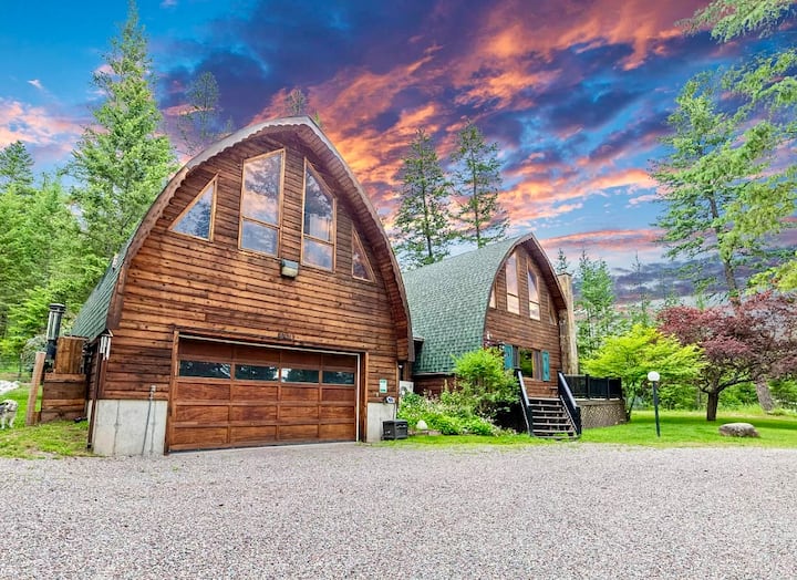 🏔Whitefish Pine Cabin On 5 Acres⛰ - Columbia Falls, MT