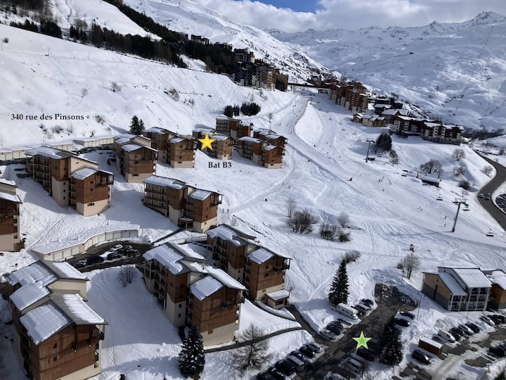 Les Menuires 3 Vallées 4/5p Ski Aux Pieds - Val Thorens