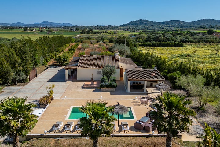 Große Finca Cas Padrines Pool, Bis 10pers. Wifi - Felanitx