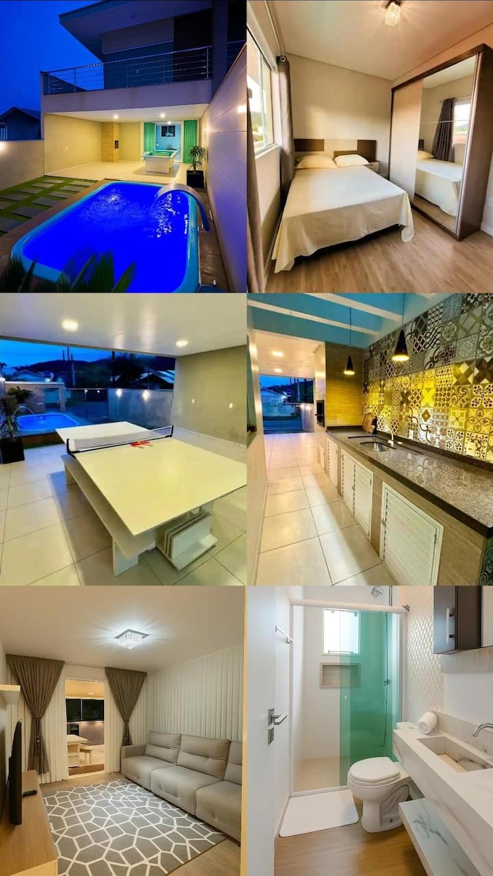 Casa Em Bombinhas C/ Piscina 400 Mt Praia - Bombinhas