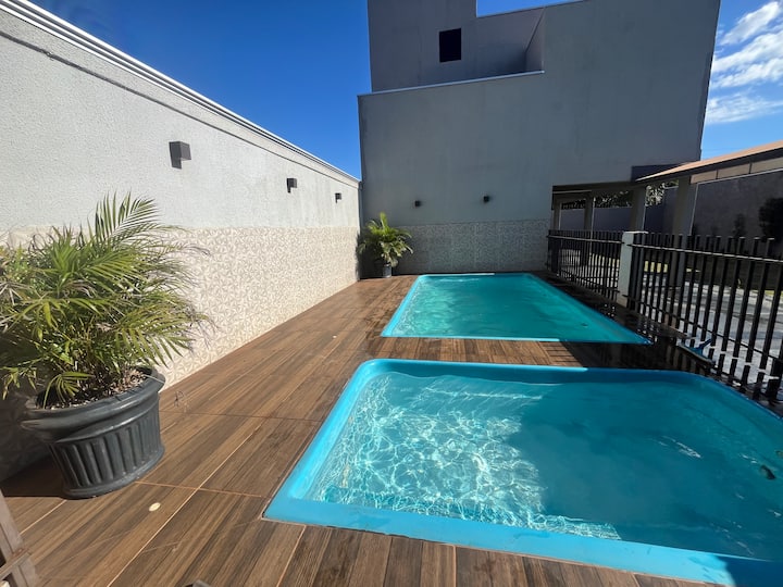 Casa Com Piscina Próxima Ao Aeroporto - Campo Grande
