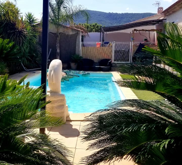 Coquet Appartement Piscine/terrasse Privées - Cuers