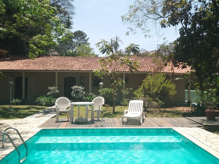 Casa Granja Viana Com Piscina/ Espaço Gourmet Wifi - Cotia