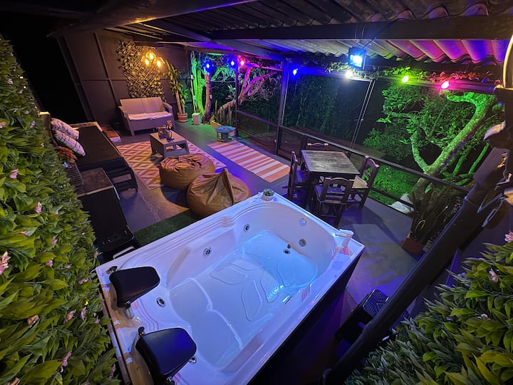 Cabaña Privada Con Jacuzzi A 15-min De Pereira - Pereira, Colombia