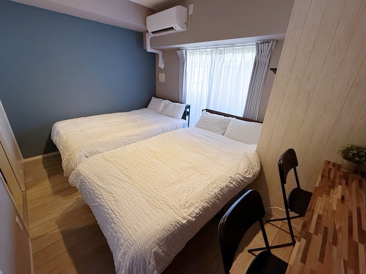 最大7名宿泊*名古屋駅近*地下鉄徒歩5分*2室貸し切り*無料wifi *タイプC-1 - Nagoya