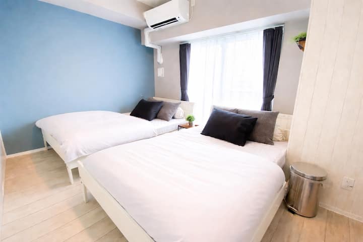 名古屋駅徒歩圏内|最大4名|友人・カップル旅行に最適なゆったり過ごせるデザインルーム|b-1 - Nagoya