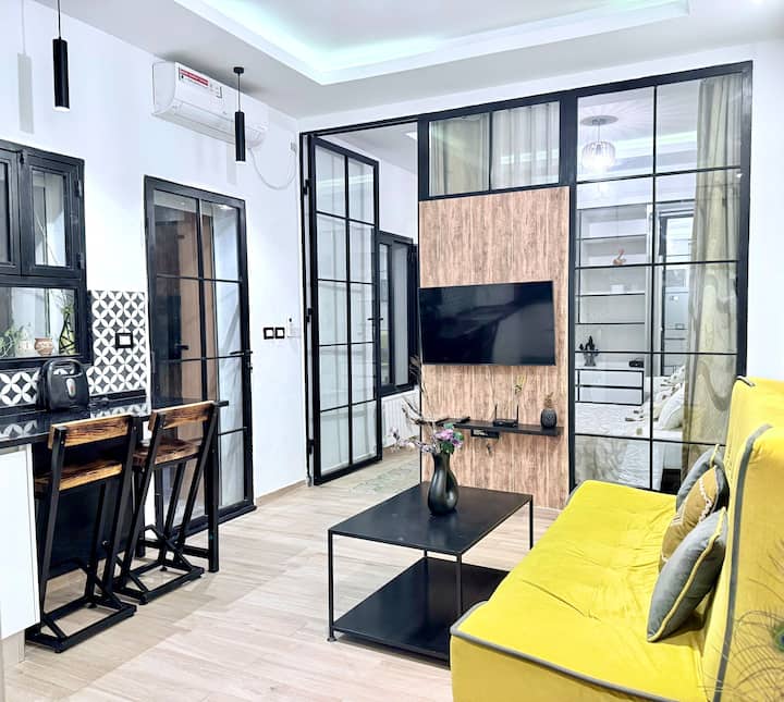 The Loft S+1 Au Rdc Avec Jardin Privé à Lafayette - Tunis